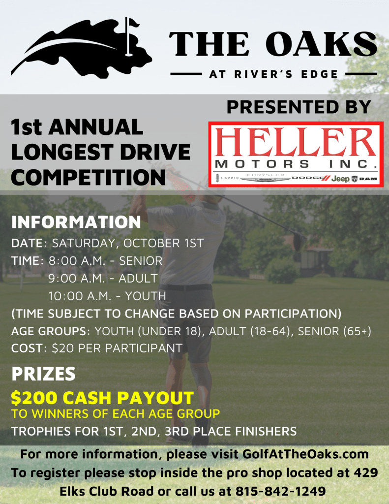 1st Annual Longest Drive Competition Presented by: Heller Motors - The ...